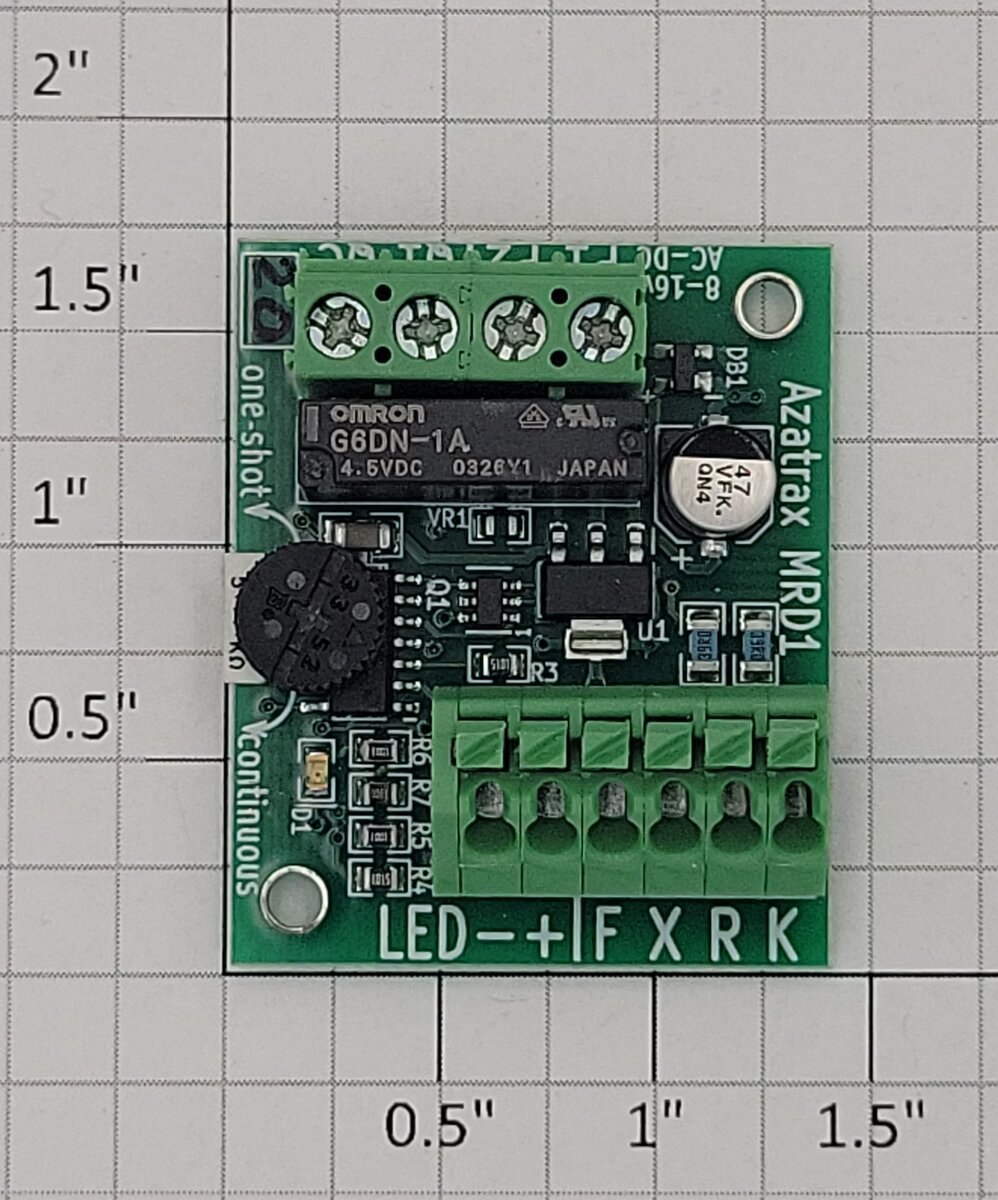 Azatrax MRD1 Model Train Detector PCB Circuit Board – Trainz