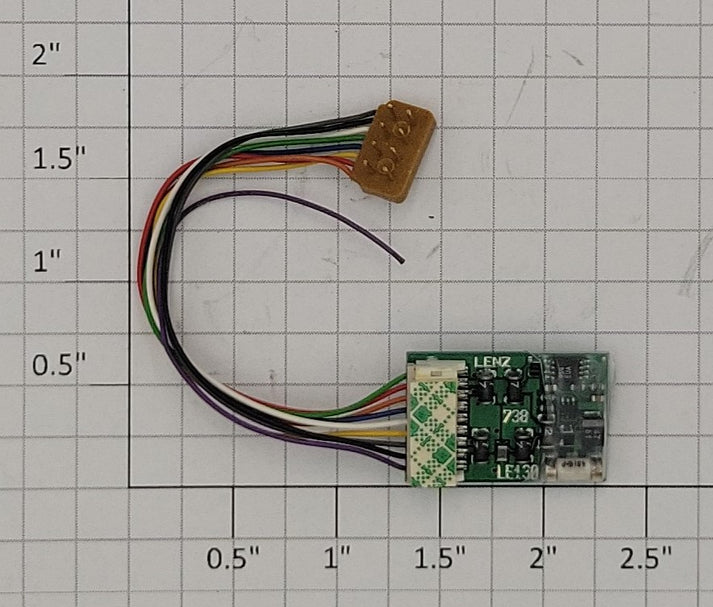 Lenz Elektronik GmbH LE130 Decoder with 8-Pin Plug – Trainz