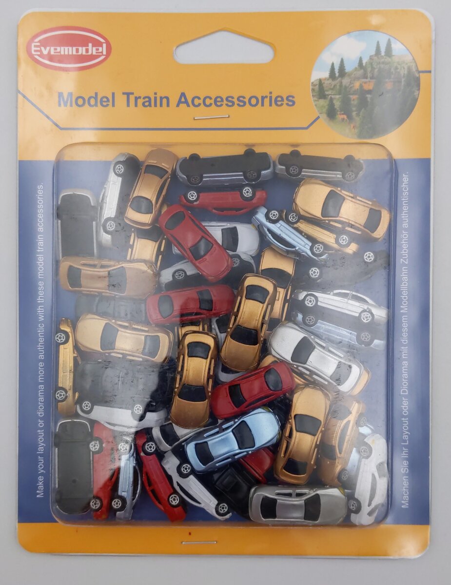 Evemodel C150-50-NUS 1:100 Scale 50 PCS Model Cars – Trainz