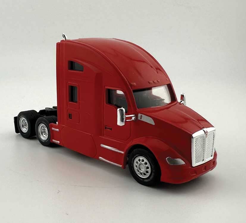 HO Logistics Replicas 68008 HO Red Kenworth T-680 Sleeper-Cab Semi Tra ...