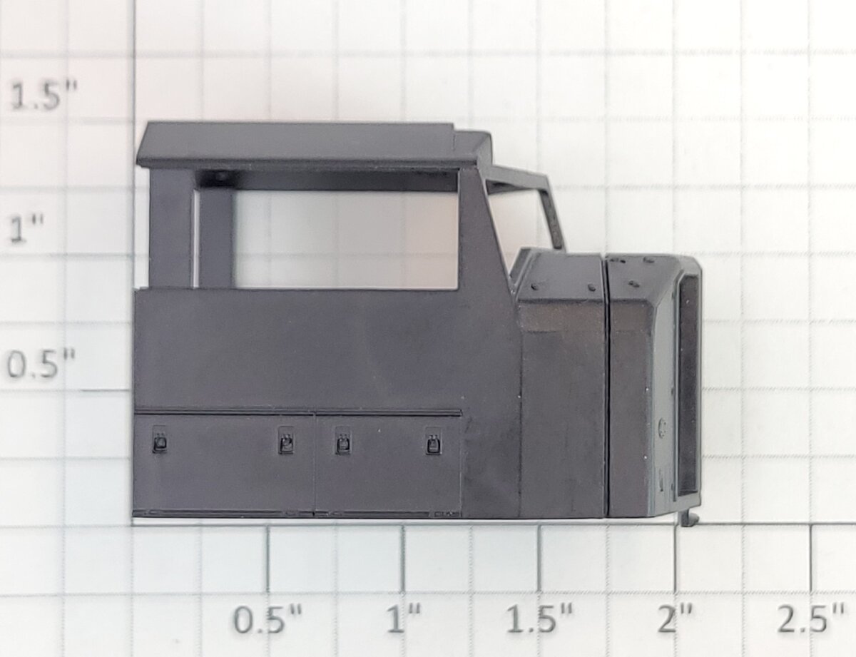 Athearn 60200 HO Scale Black Unpainted SD70I Diesel Locomotive Cab She ...