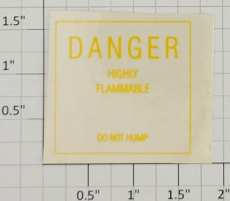 American Flyer ST-Danger O Gauge Yellow "Danger" Sticker Decal – Trainz