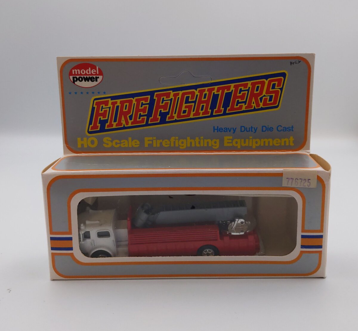 Model Power 776725 HO Fire Fighters Truck Triple Ladder Diecast – Trainz