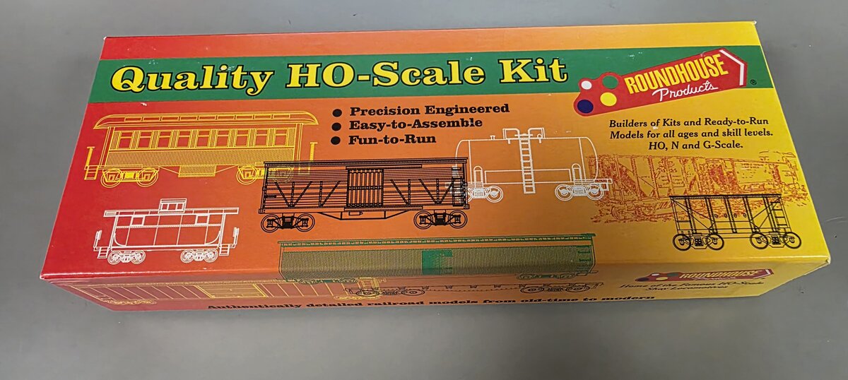 Roundhouse 07894 HO 40' AAR The Scout Boxcar Model Kit – Trainz