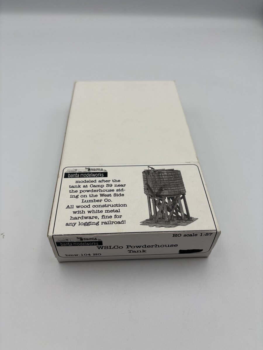 Banta Model Works bmw-104 HO WSLCo Powderhouse Tank – Trainz
