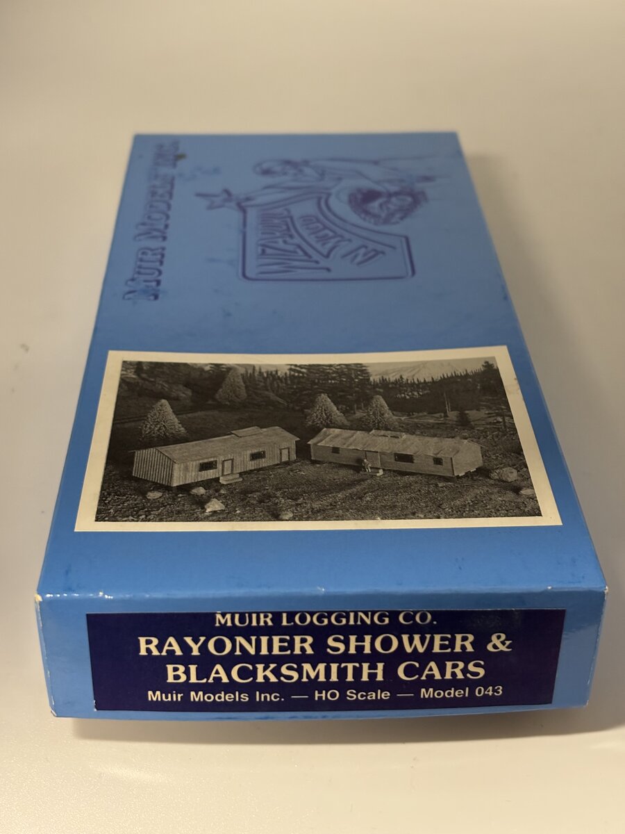 Muir Models 043 HO Rayonier Shower & Blacksmith Cars – Trainz