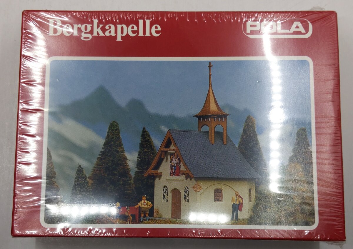 Pola 505 HO Scale Mountain Chapel Model Building Kit – Trainz