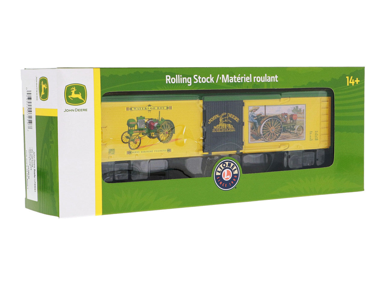 Lionel 2528630 O John Deere Waterloo Boy Reefer – Trainz