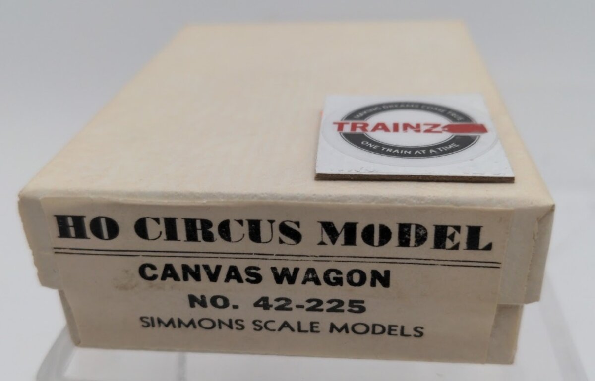 Simmons 42-225 This is a HO Scale Circus Model Canvas Wagon Kit. – Trainz