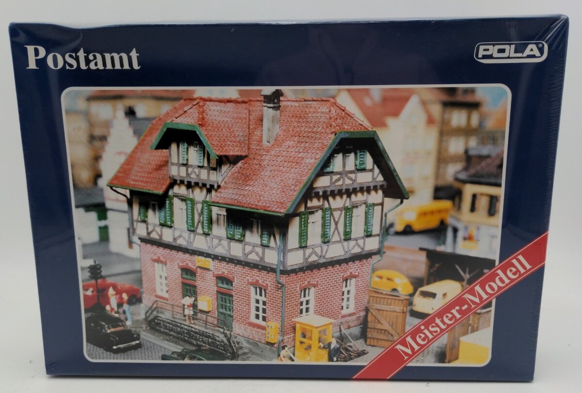 Pola 146 HO Scale Postamt Post Office Building Model Kit – Trainz