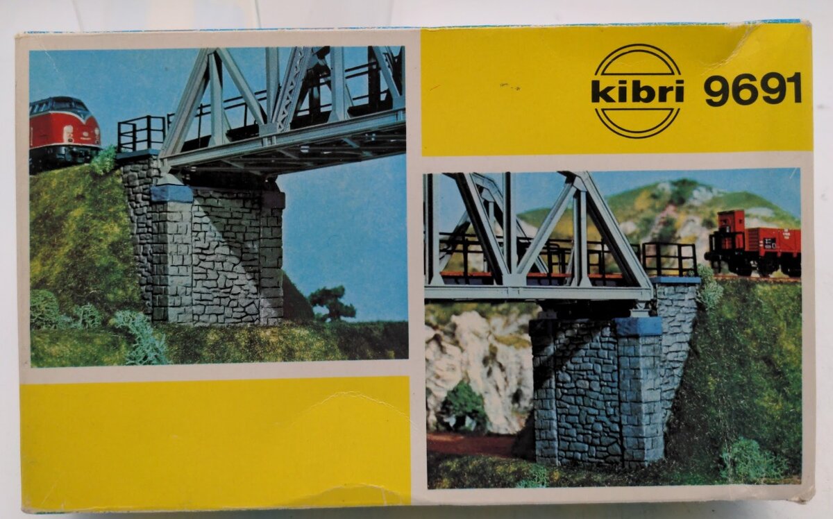 Kibri B-9691 HO Scale Stone Bridge Pillars Supports Model Trains Kit ...