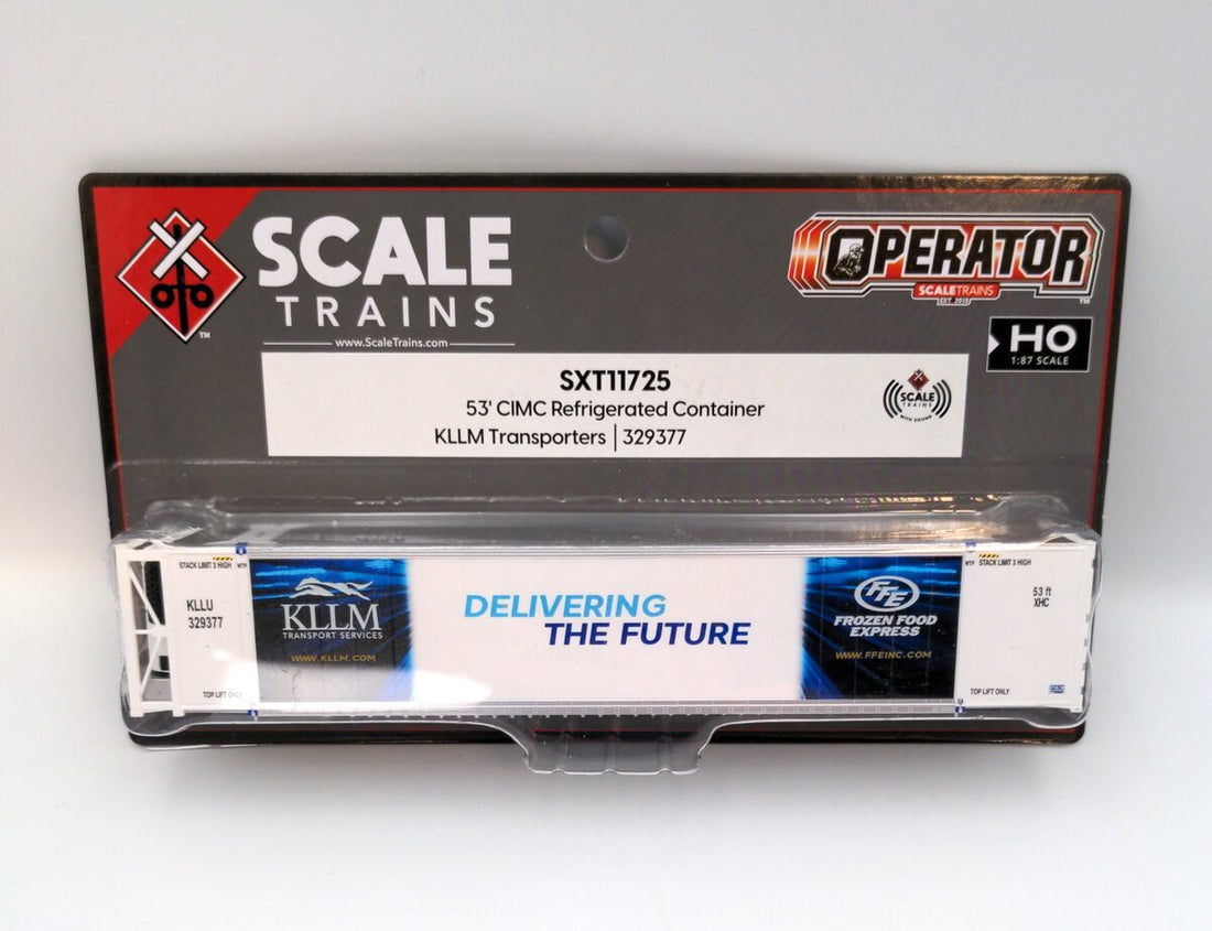 Scale Trains SXT11725 HO CIMC 53' Reefer Container KLLM Transporters ...