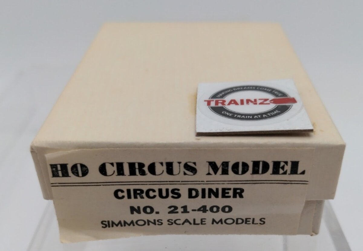 Simmons 21-400 HO Scale Circus Models Circus Diner Wagon Crafstman Kit ...