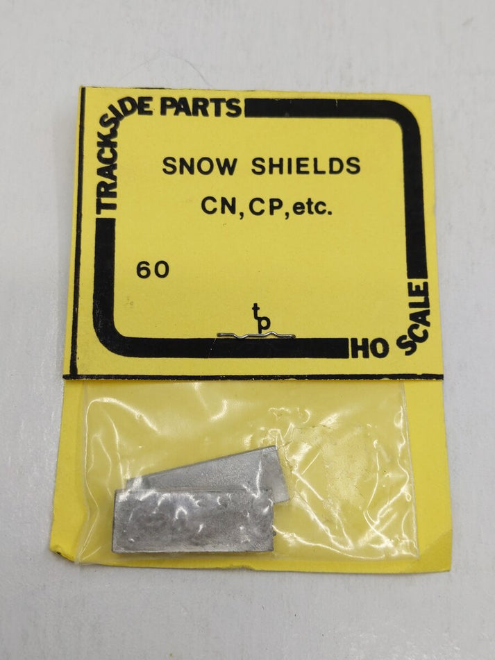 Trackside Parts 60 HO Metal Casting Snow Shields Canadian National/Pac ...