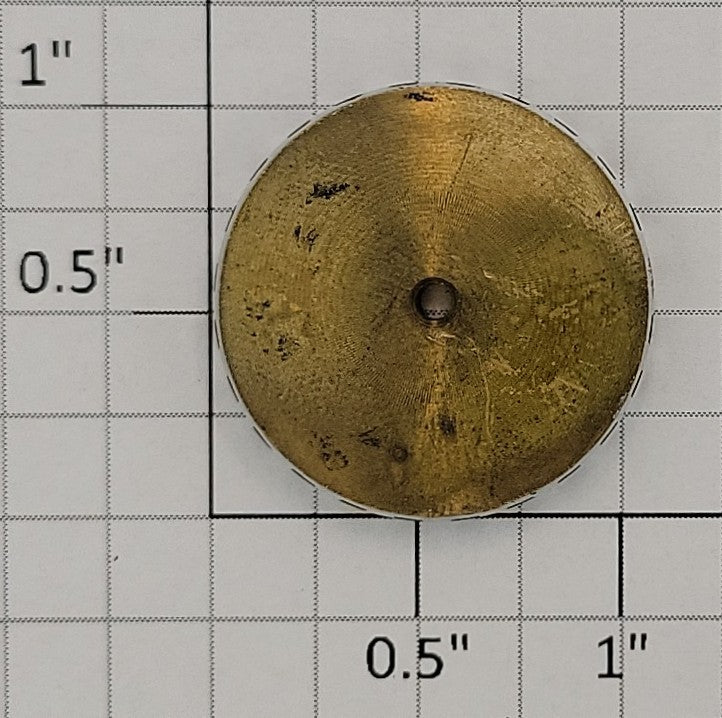 MTH BE-FW00001 Black and White Brass Flywheel with Tach Tape – Trainz