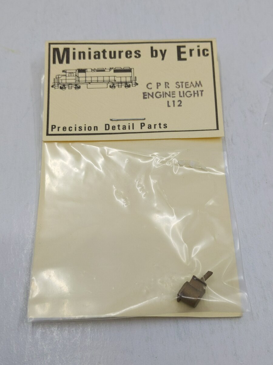 Miniatures By Eric L12 HO Scale Brass CNR Steam Engine Light – Trainz