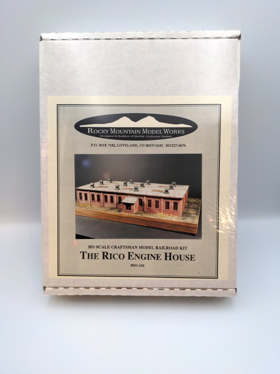 Rocky Mountain Model Works HO-102 HO The Rico Engine House Building Ki ...