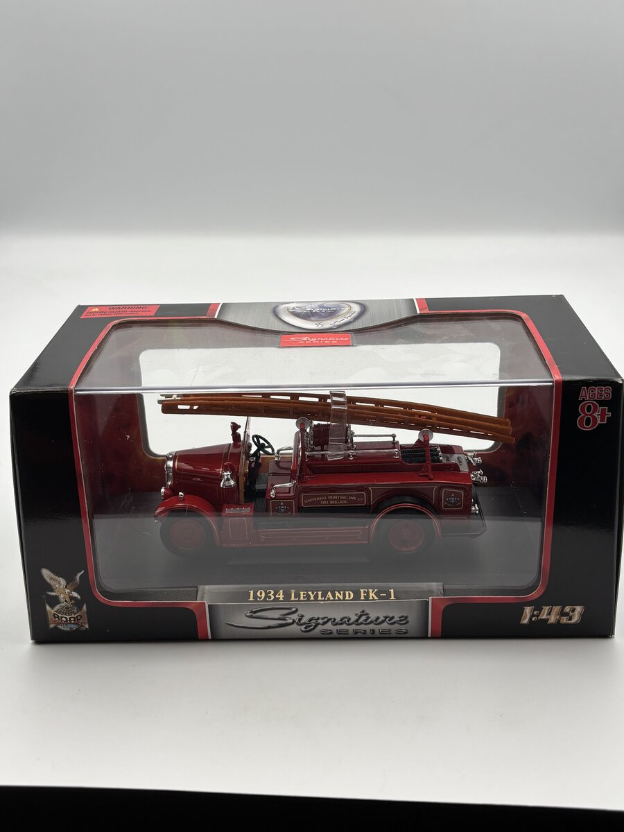 Road Signature 43009 1:43 1934 LEYLAND FK-1 Fire Truck – Trainz