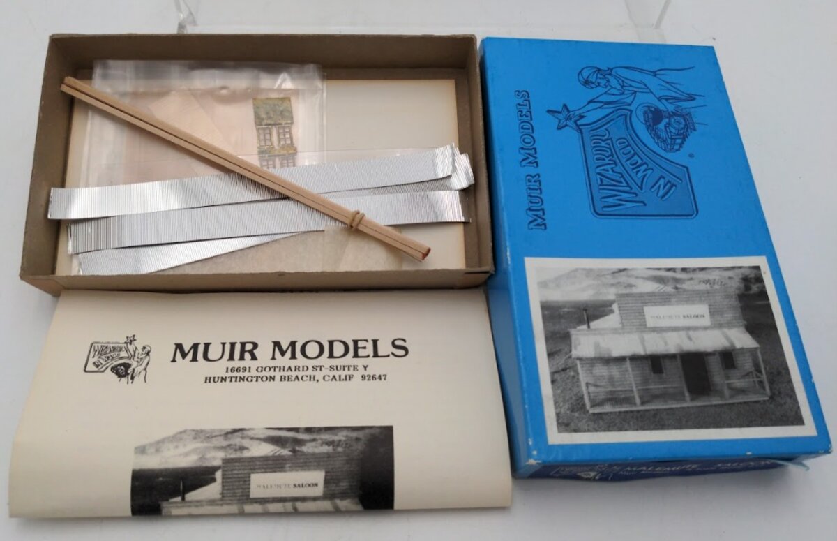 Muir Models 612 N Scale Malemute Saloon Building Kit – Trainz