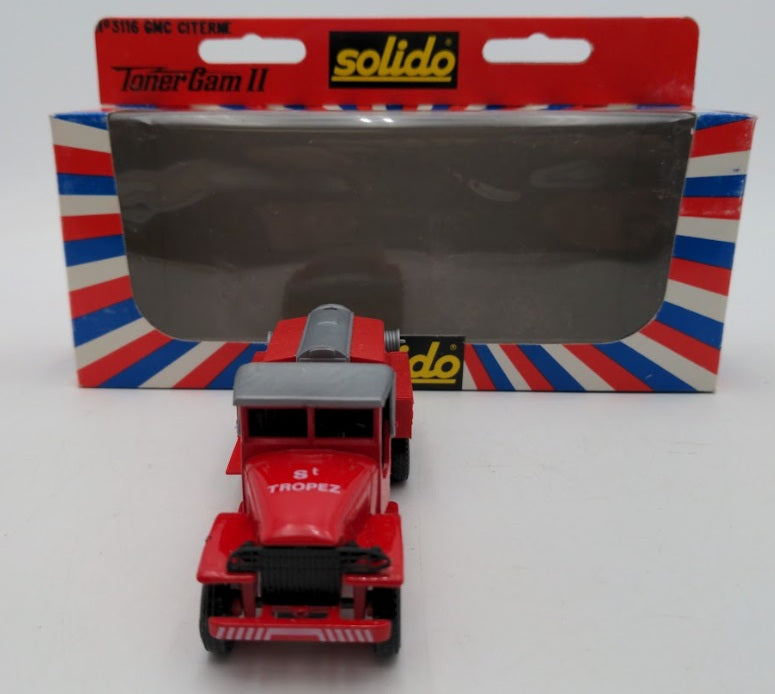 Solido 3116 1:50 Red St. Tropez Toner Gam II GMC Citerne Fire Engine D ...