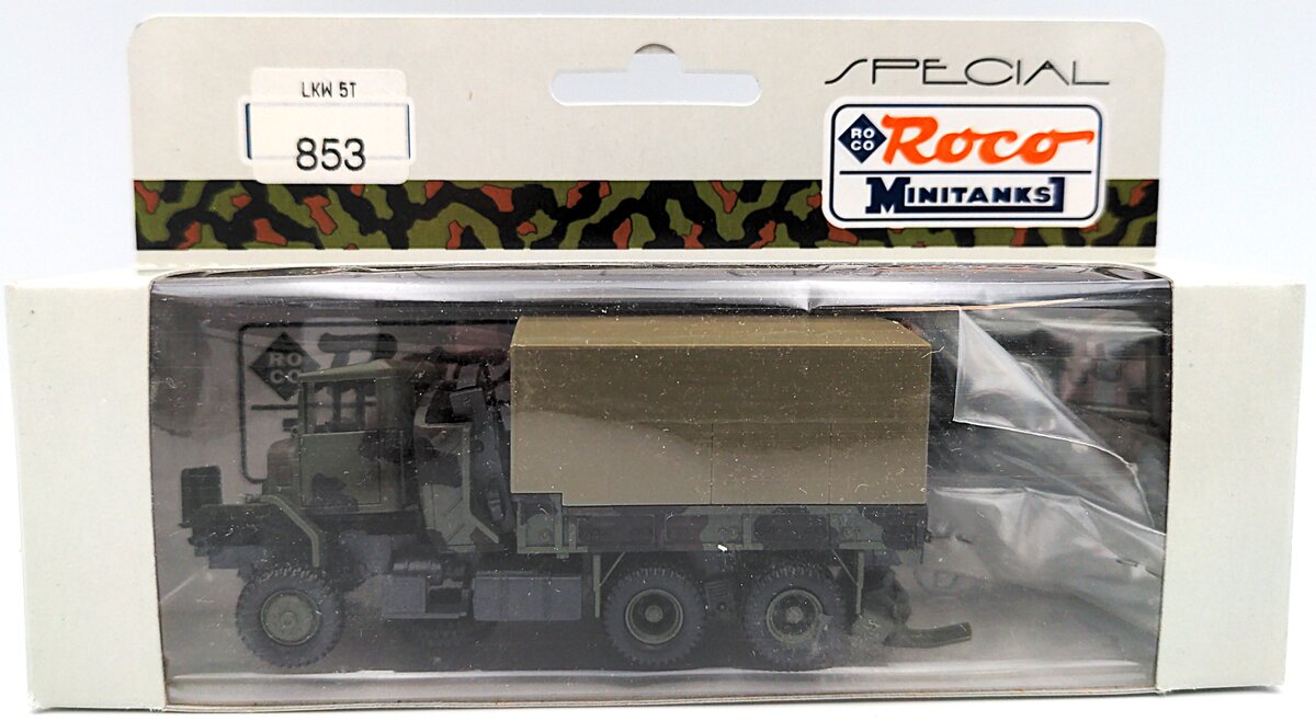 Roco 853 HO LKW 5 Ton Truck Plastic Kit – Trainz