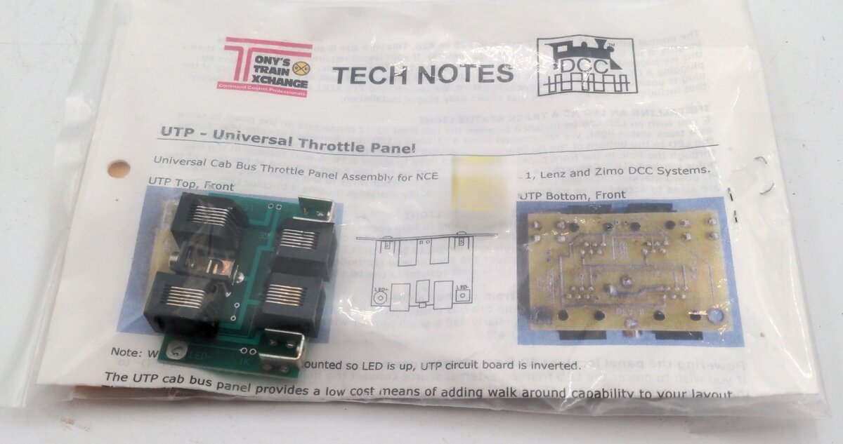 Tonys Train Xchange - UTP- Universal Cab Bus Throttle Panel – Trainz