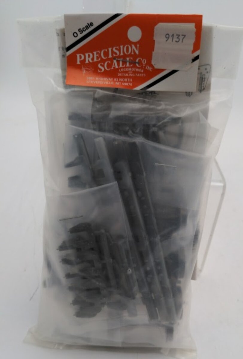 Precision Scale Co. 9137 O Scale Wheel Pullman Trucks Kit (Set of 6 ...
