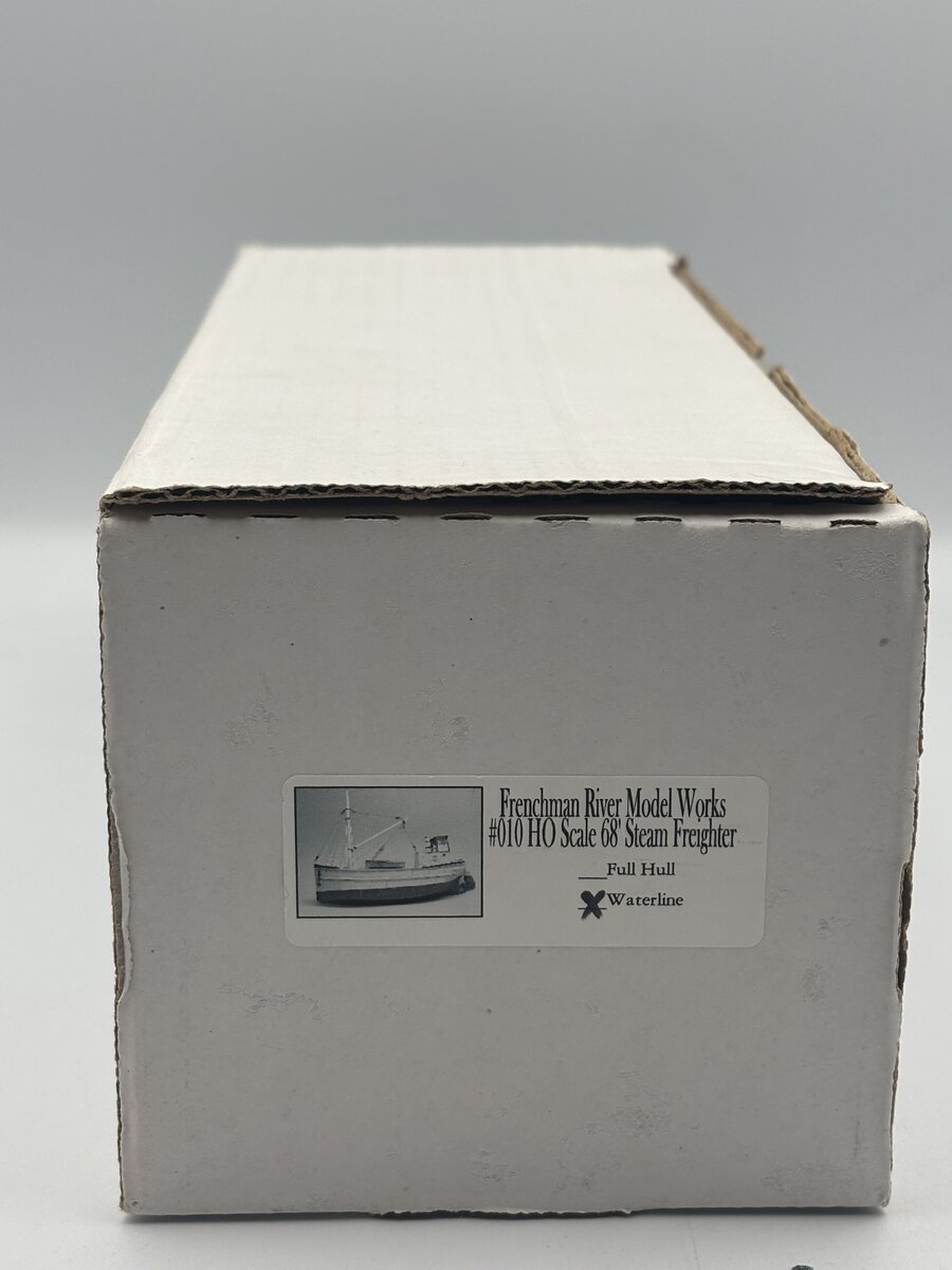 Frenchman River Modelworks 010 HO 68' Steam Freighter Waterline Hull K ...