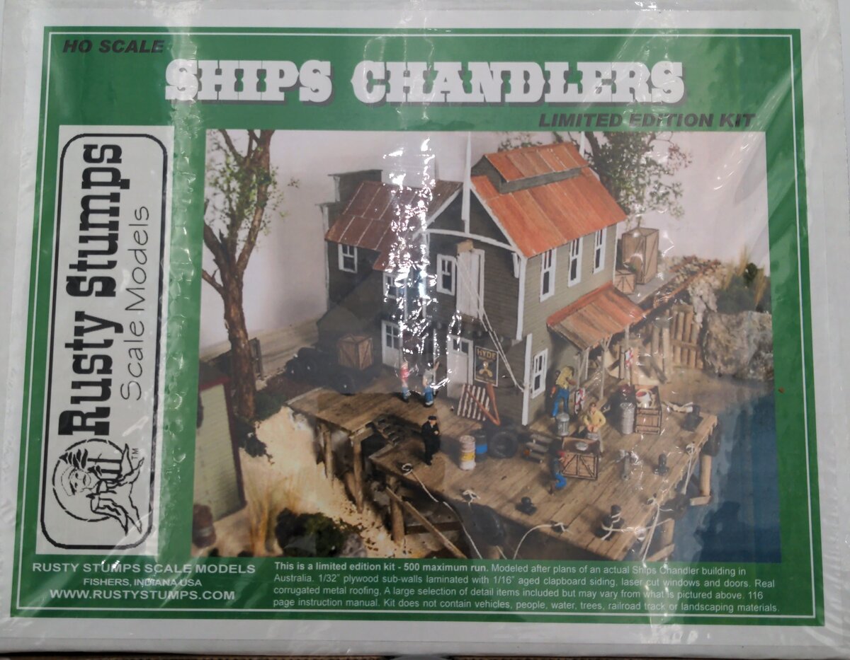 Rusty Stumps 500 HO Ships Chandlers Limited Edition Building Kit – Trainz