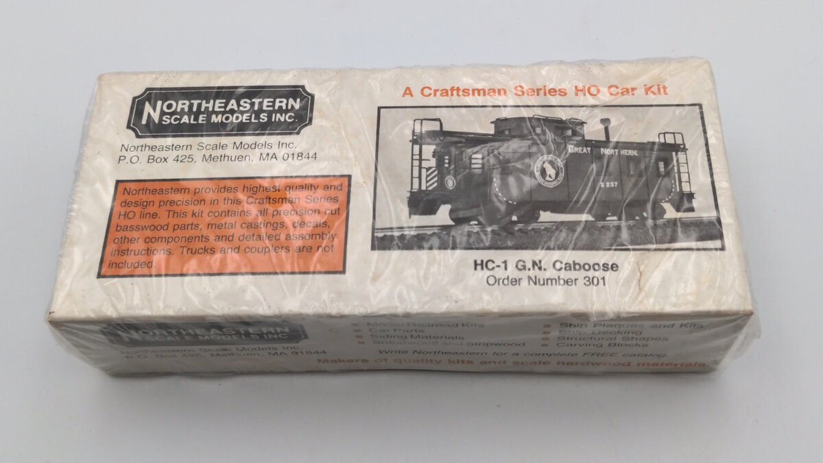 Northeastern Scale Models HO Scale HC-1 G.N Caboose 301 – Trainz