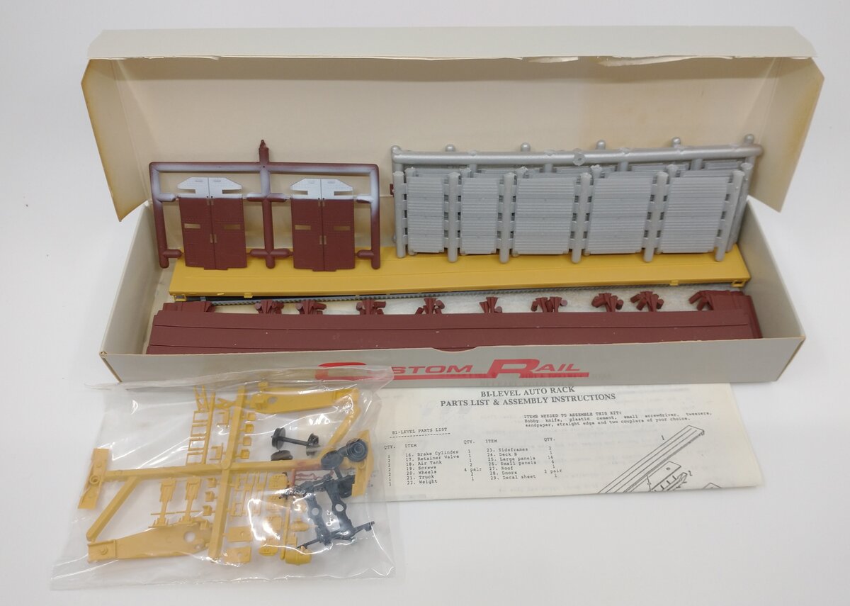 Custom Rail 4400 HO Santa Fe Bi-Level Auto Rack Kit – Trainz