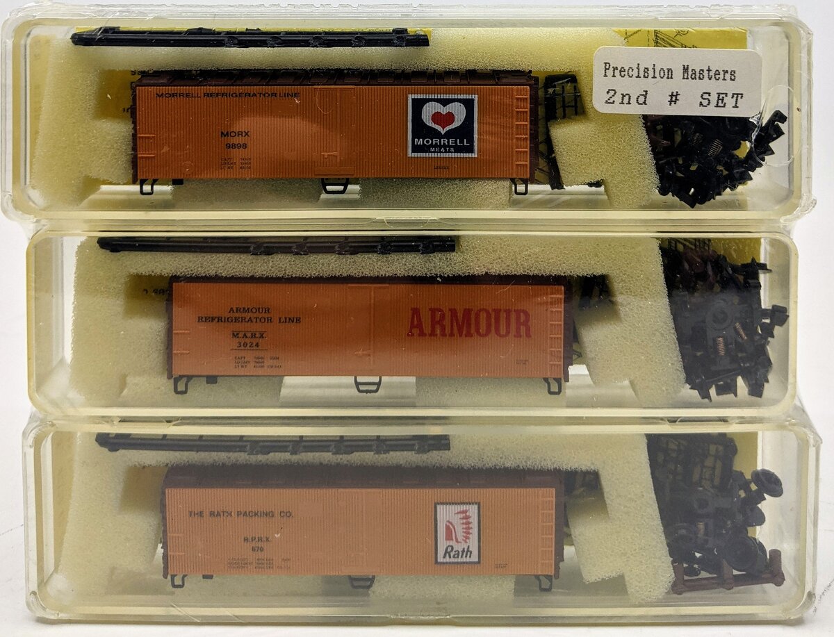 Precision Masters 2120 N Scale 40' Steel Ice Refrigerator Car Kits (Pa ...