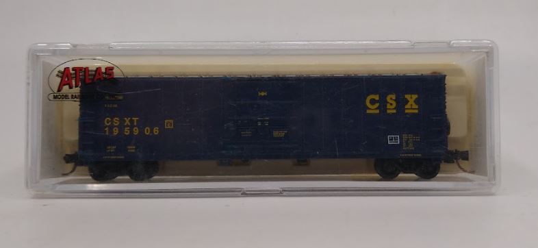 Atlas 33621 N Scale CSX 50' FGE Box Car #195906 – Trainz