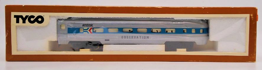 Tyco 522N:500 HO Scale Amtrak Observation Car (Lighted) – Trainz