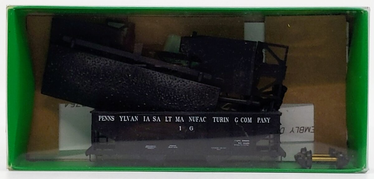 Bowser 56228 HO Scale Pennsylvania Salt GLa 2-Bay Hopper Kit #16 – Trainz