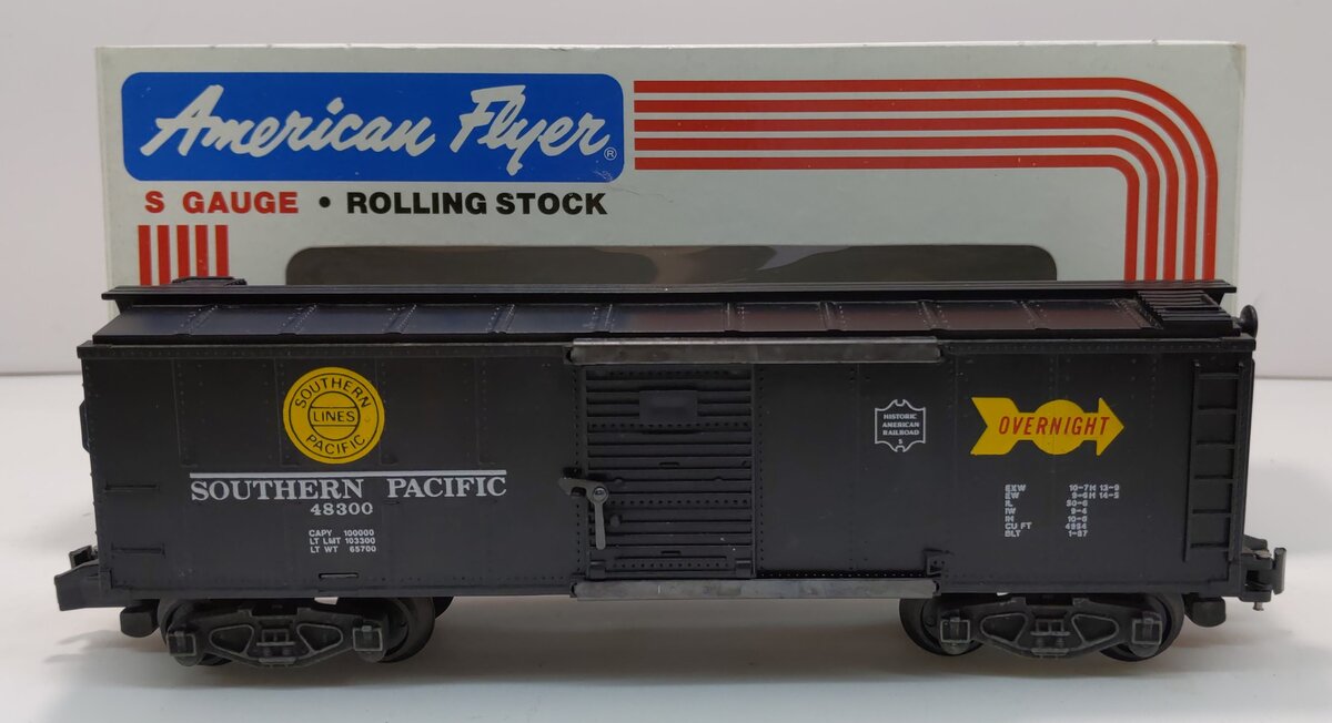 American Flyer 6-48300 S Gauge Southern Pacific Boxcar #48300 LN/Box ...