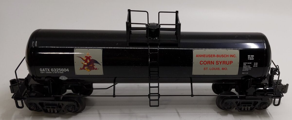 K-Line K6341-5603 O Gauge Anheuser-Busch Corn Syrup Aluminum Tank Car ...