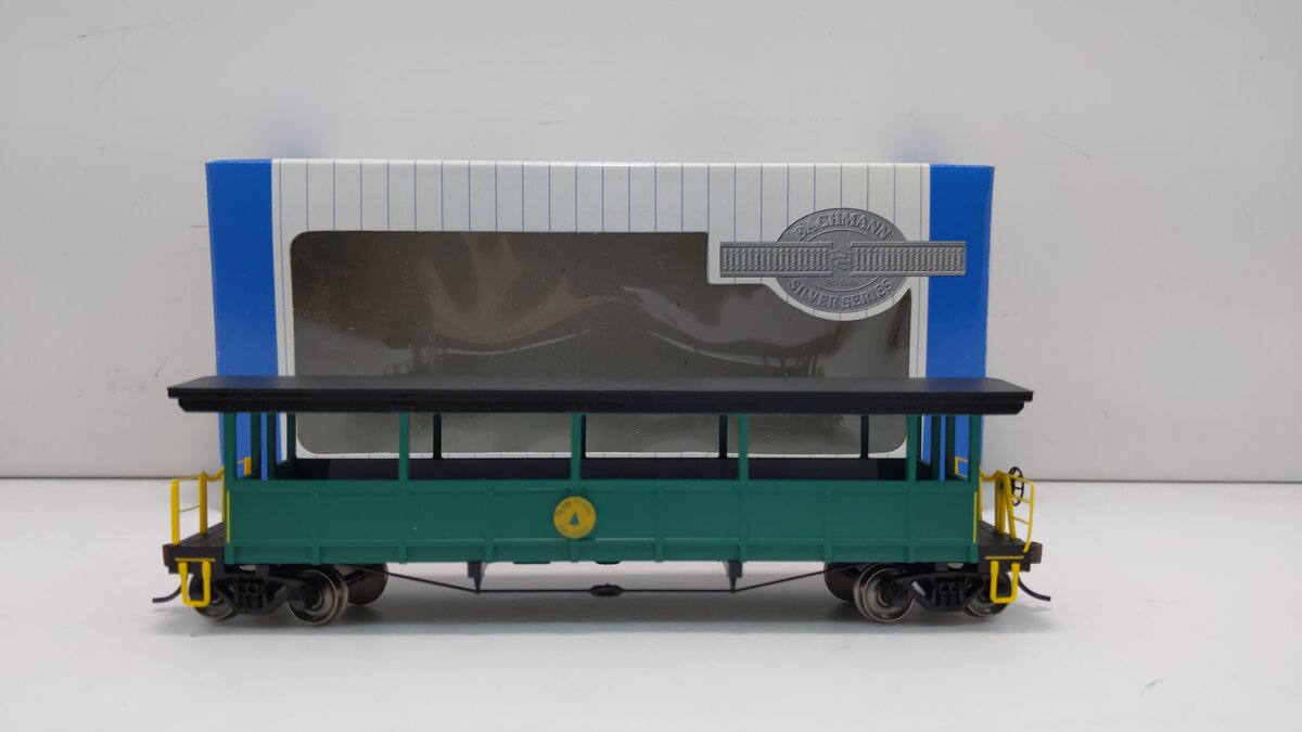 Bachmann 17445 HO Cass Scenic Railroad Open-Sided Excursion Car w/Seat ...