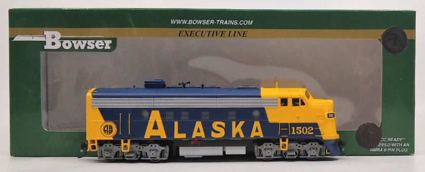 Bowser 691-23309 HO Scale Alaska EMD F7 Powered Diesel Locomotive #150 ...