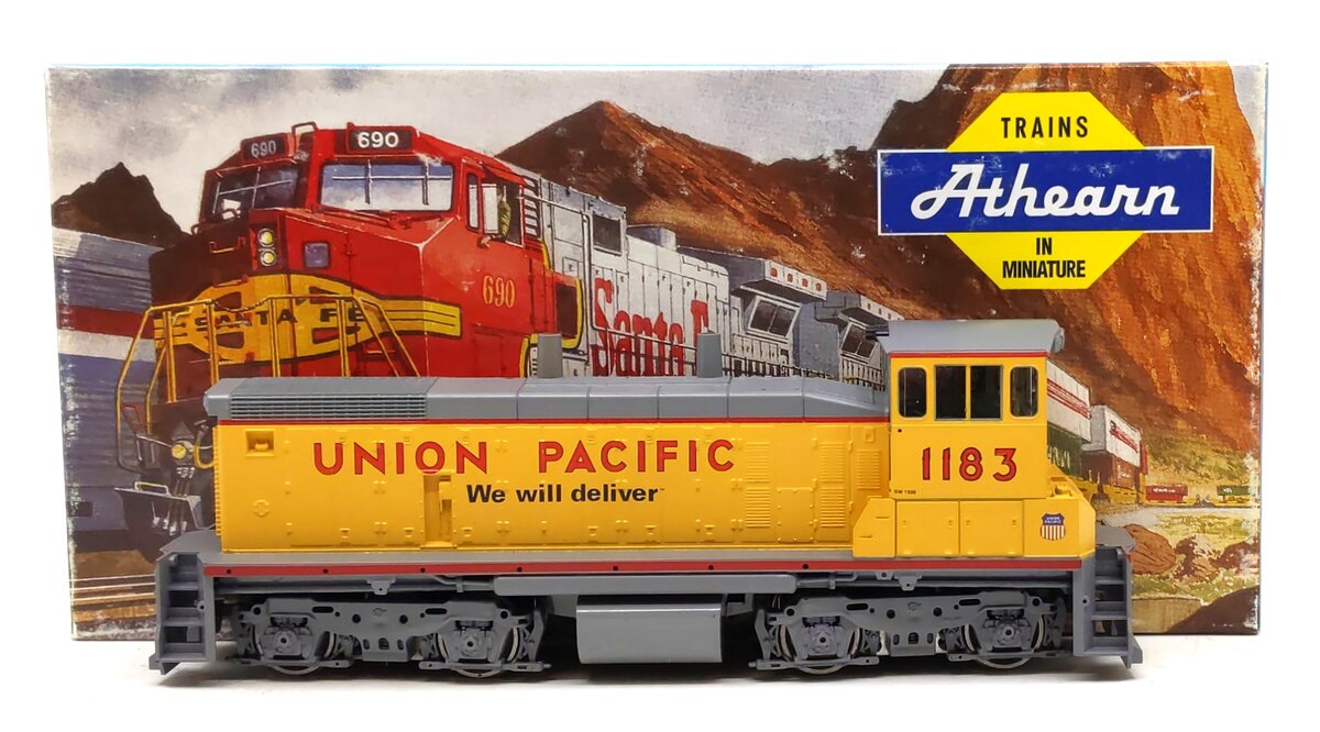 Athearn 3941 HO Scale Union Pacific SW1500 Diesel Locomotive #1183 – Trainz