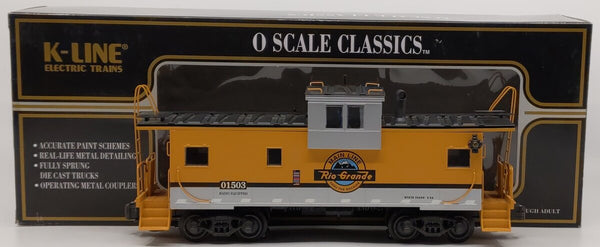 K-Line K613-1491 O Gauge Rio Grande Extended Vision Lighted Caboose #0 ...