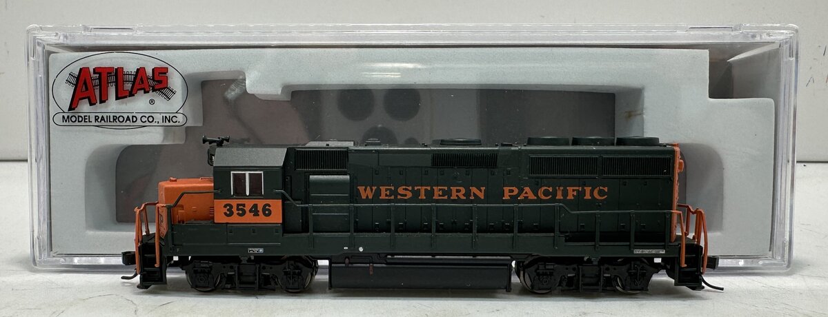 Atlas 40001925 N Scale Western Pacific GP-40-2Diesel Locomotive #3546 ...