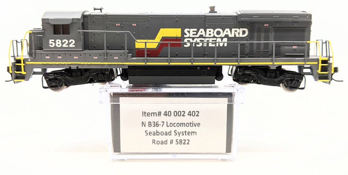 Atlas 40002402 N Scale Seaboard System B36-7 Diesel Locomotive #5822 ...