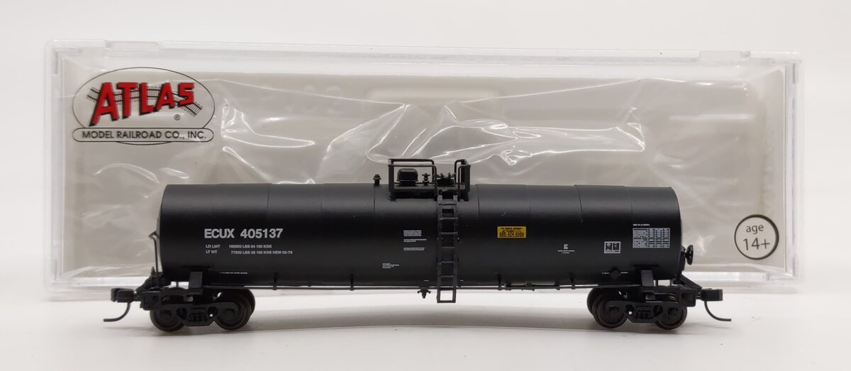 Atlas 50001112 N Scale Exxon 23.5K Tank Car #405137 – Trainz