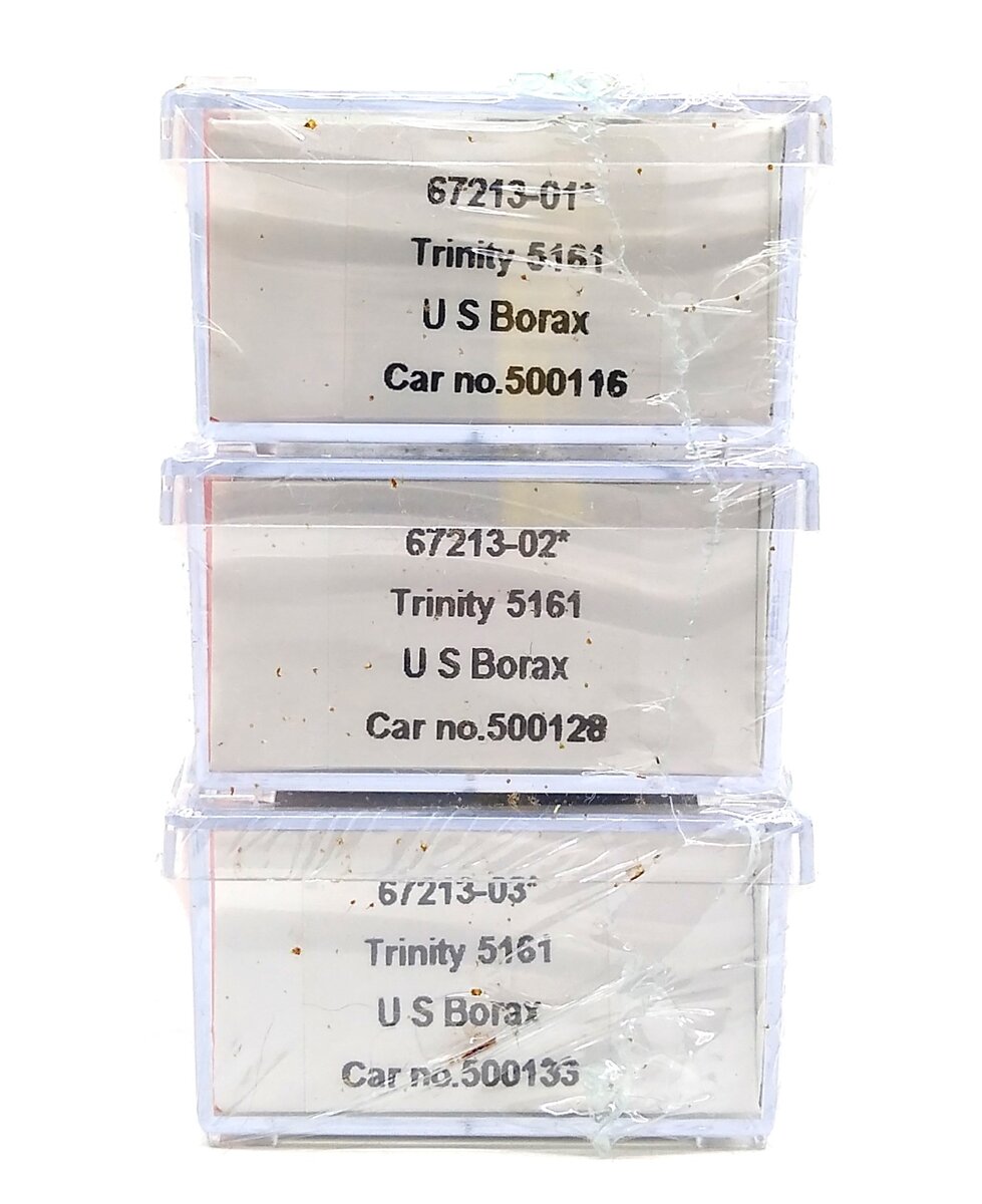 InterMountain 67213 N BORX Trinity 5161 Covered Hopper (Set of 3) – Trainz