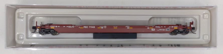 Atlas 50003949 N Scale Florida East Coast 53' Single Well Car #71143 ...