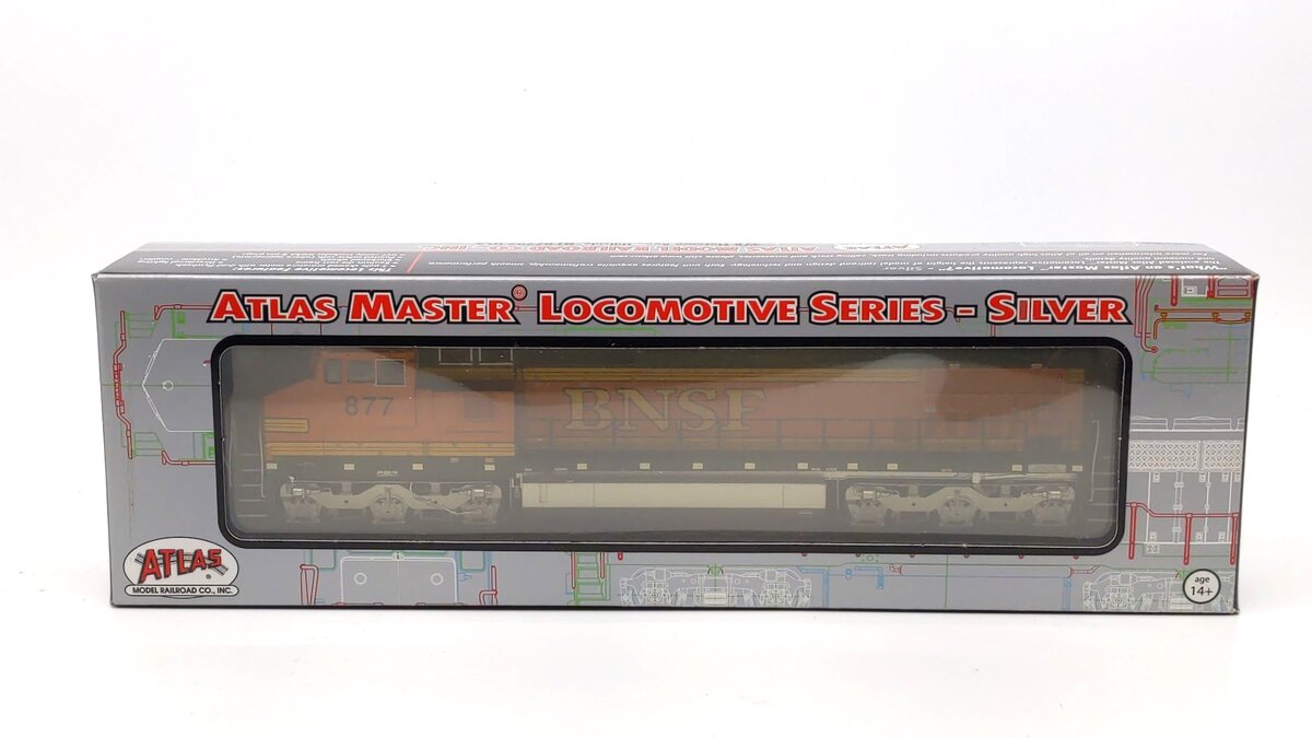 Atlas 10001239 HO Burlington Northern Santa Fe DASH 8-40CW Locomotive ...