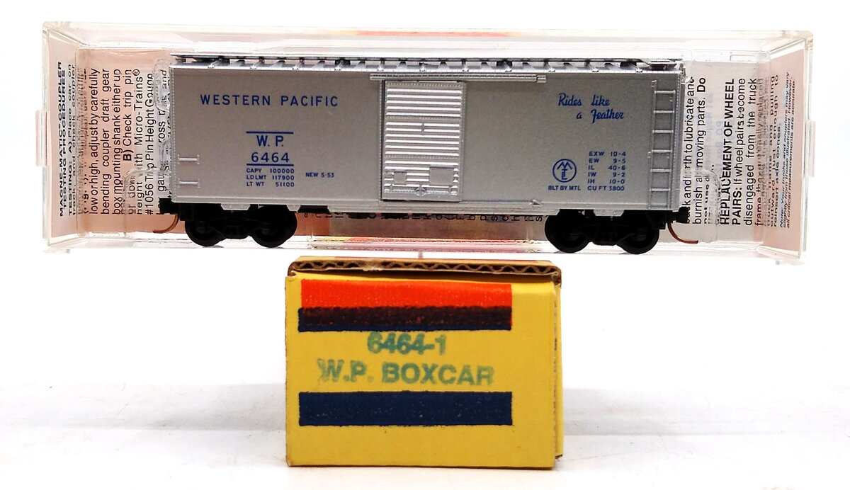 Micro-Trains 6464-1 N Western Pacific Boxcar #6464 MT/Box – Trainz