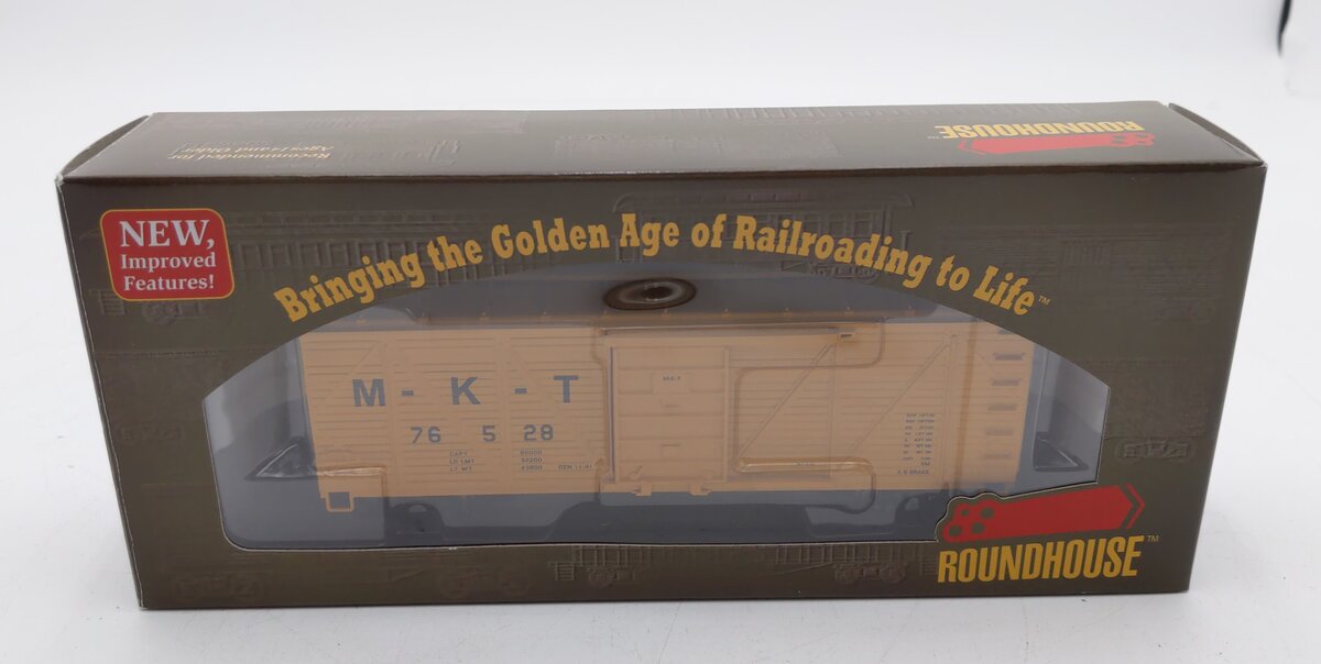 Roundhouse 85705 HO MKT RTR 40' Outside Braced Box #76528 – Trainz