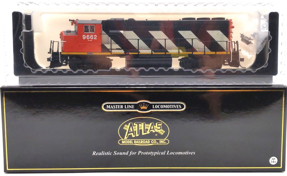 Atlas 10001415 HO Canadian National GMD GP40-2W CN Early Version Diese ...